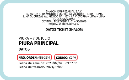 Shalom Envíos a todo el Perú